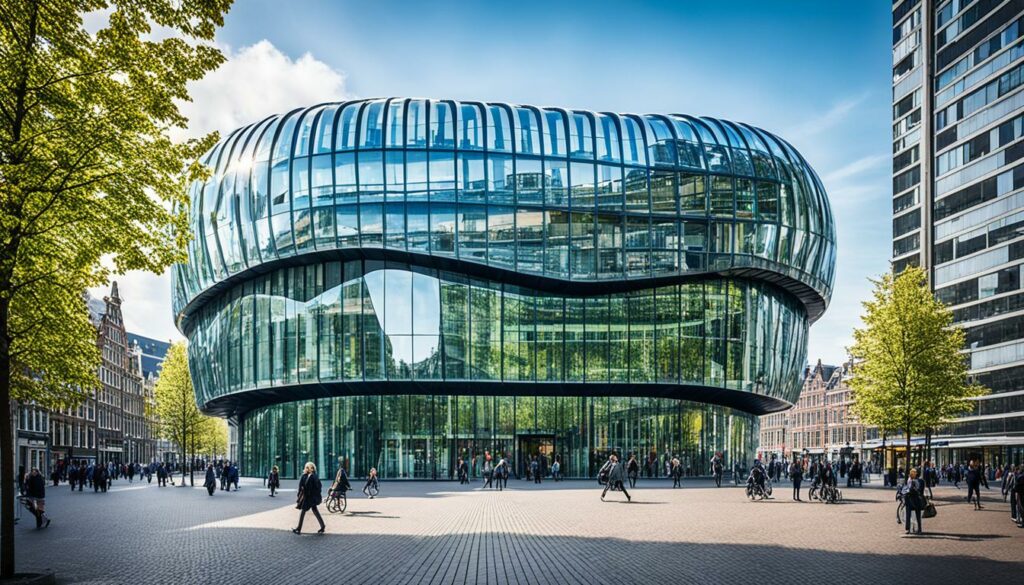 Iconische moderne openbare gebouwen in Nederland